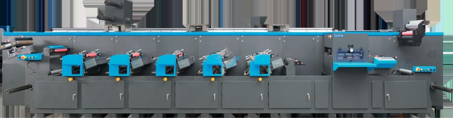 MÁY IN FLEXO TEM NHÃN TỪ 4-12 MÀU TỐC ĐỘ CAO